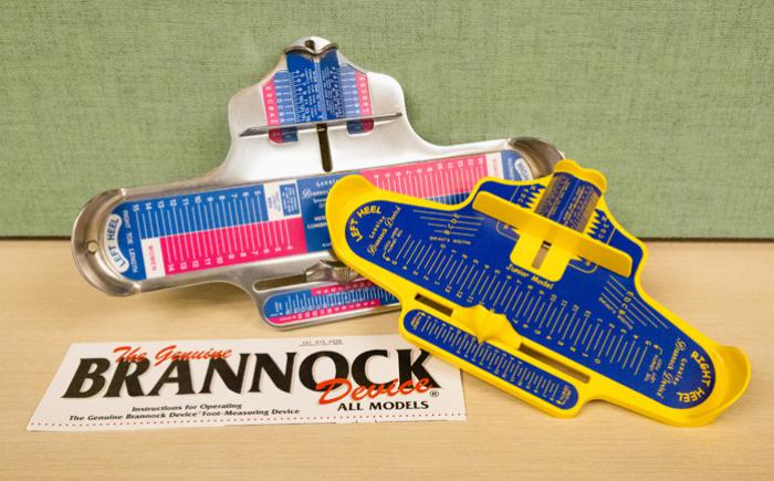 using brannock device